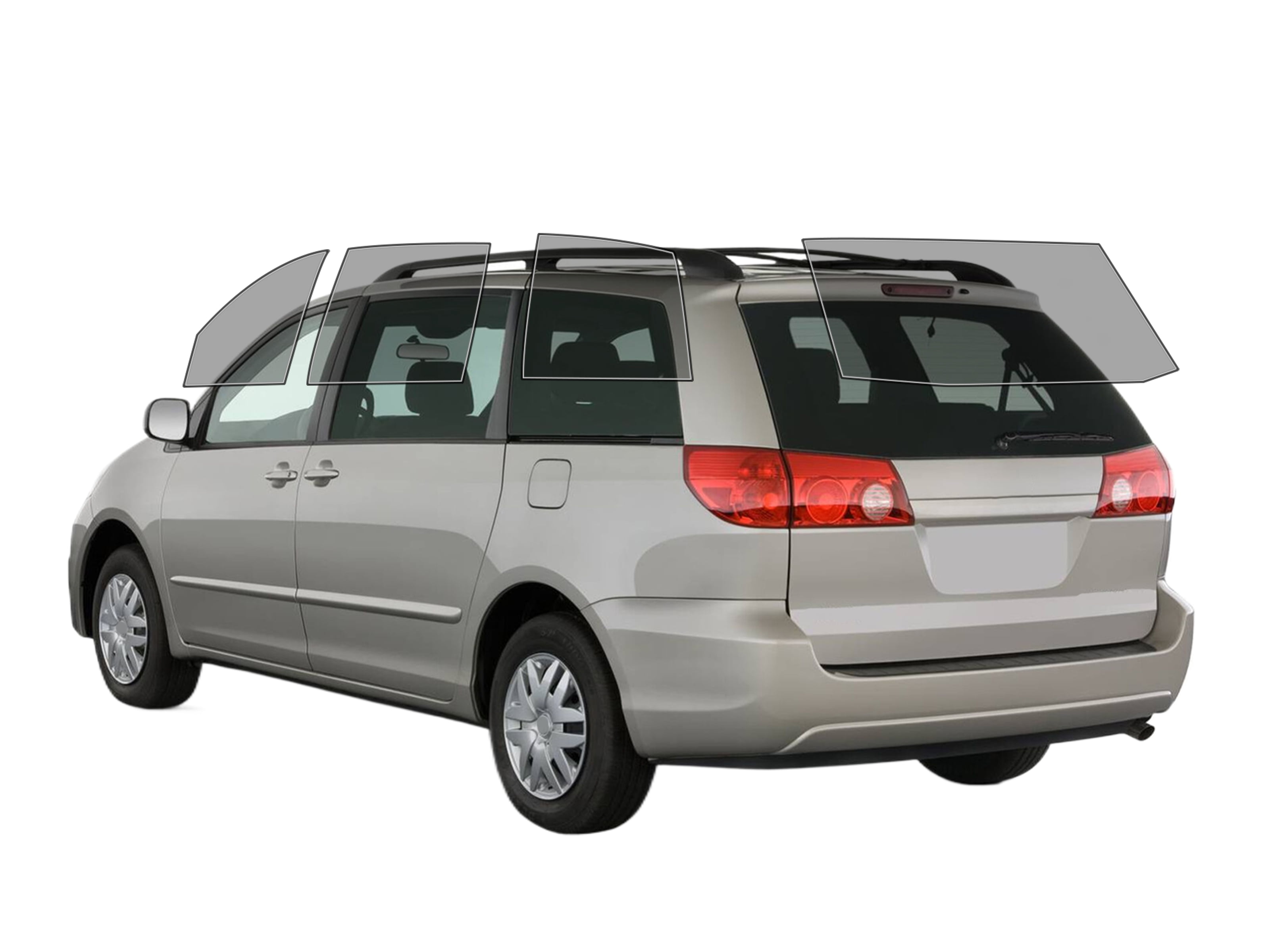 Haiy Co - PreCut 2Ply 70% Window Tint Film Kit For 2004-2010 Toyota ...