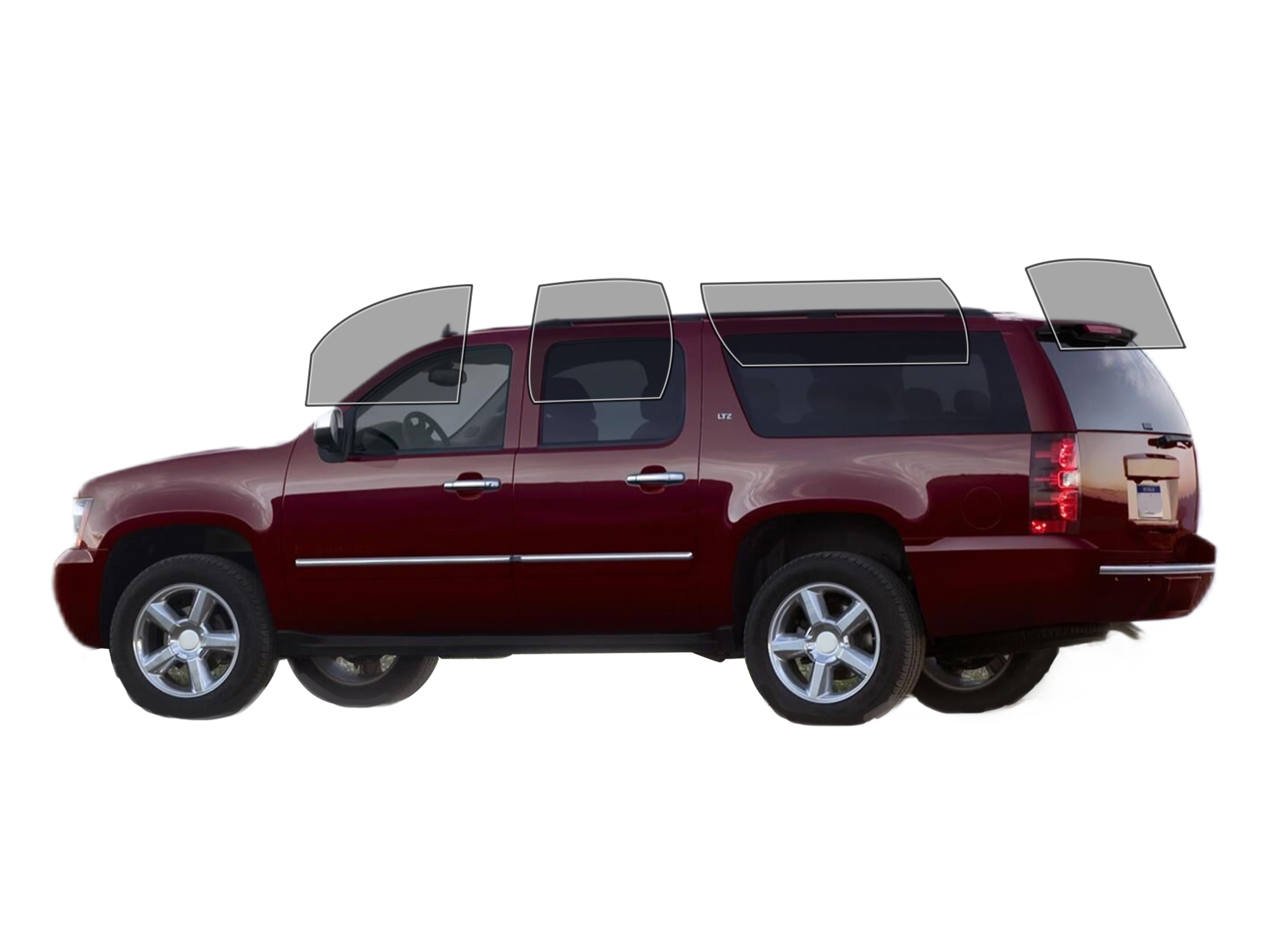Haiy Co - PreCut 2Ply 70% Window Tint Film Kit For 2007-2014 Chevrolet ...