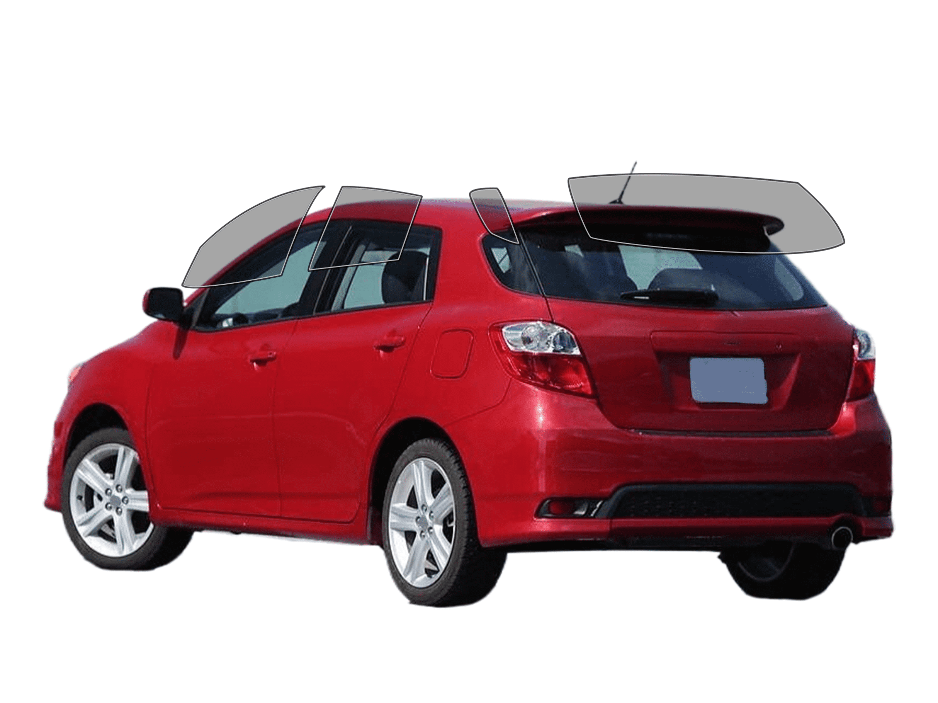 Haiy Co - PreCut 2Ply 70% Window Tint Film Kit For 2009-2014 Toyota ...