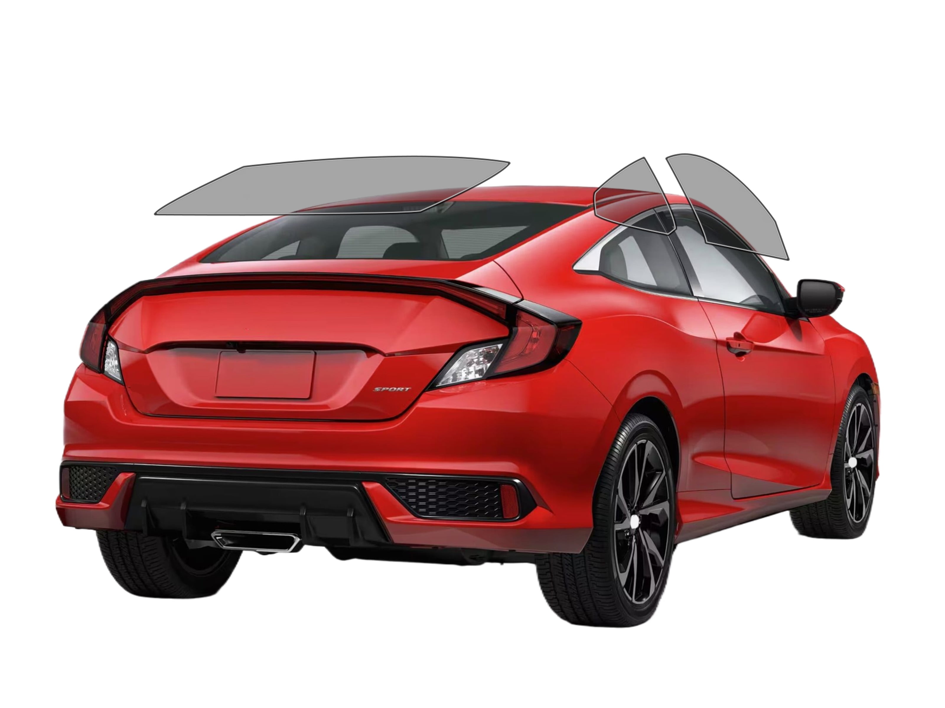 Haiy Co - PreCut 2Ply 70% Window Tint Film Kit For 2016-2020 Honda ...