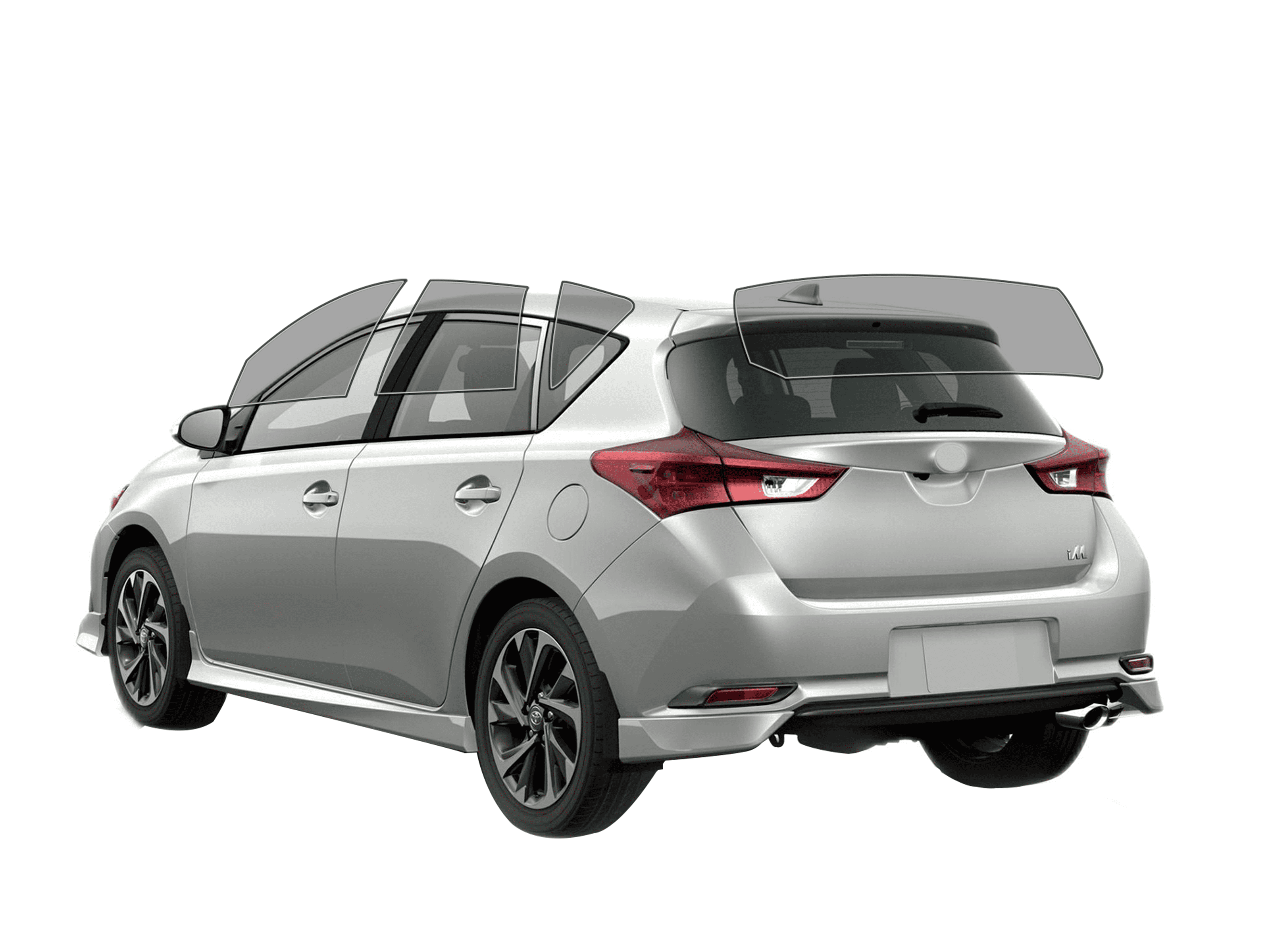 Haiy Co - PreCut 2Ply 70% Window Tint Film Kit For 2017-2018 Toyota ...