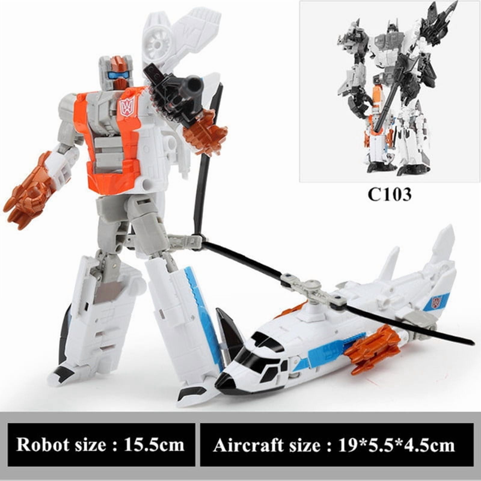 Haizhixing Cool Transformation Robot Car Toys Boys Anime Devastator ...