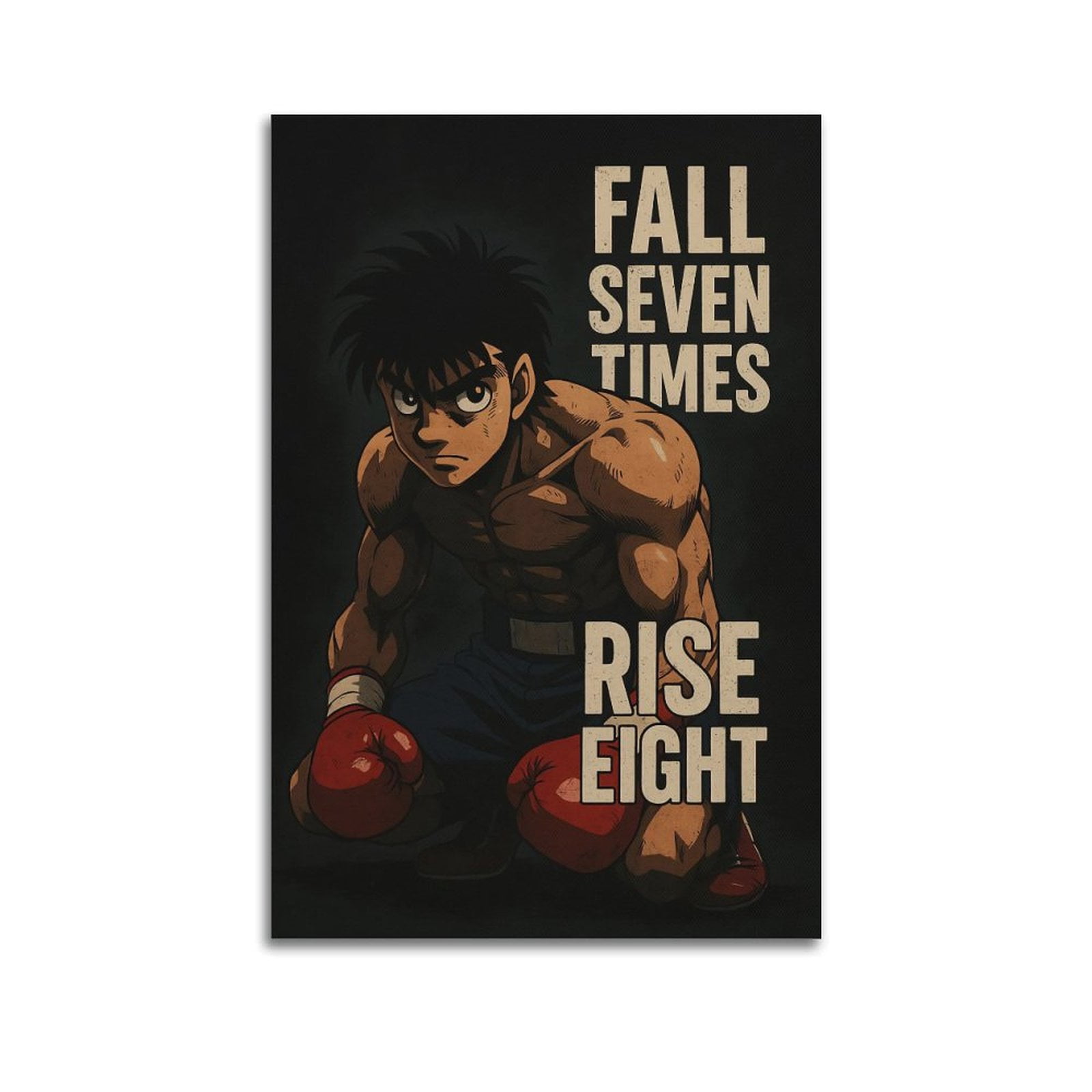 Hajime No Ippo Anime Poster Wall Art Canvas Aesthetic Music And Movies ...