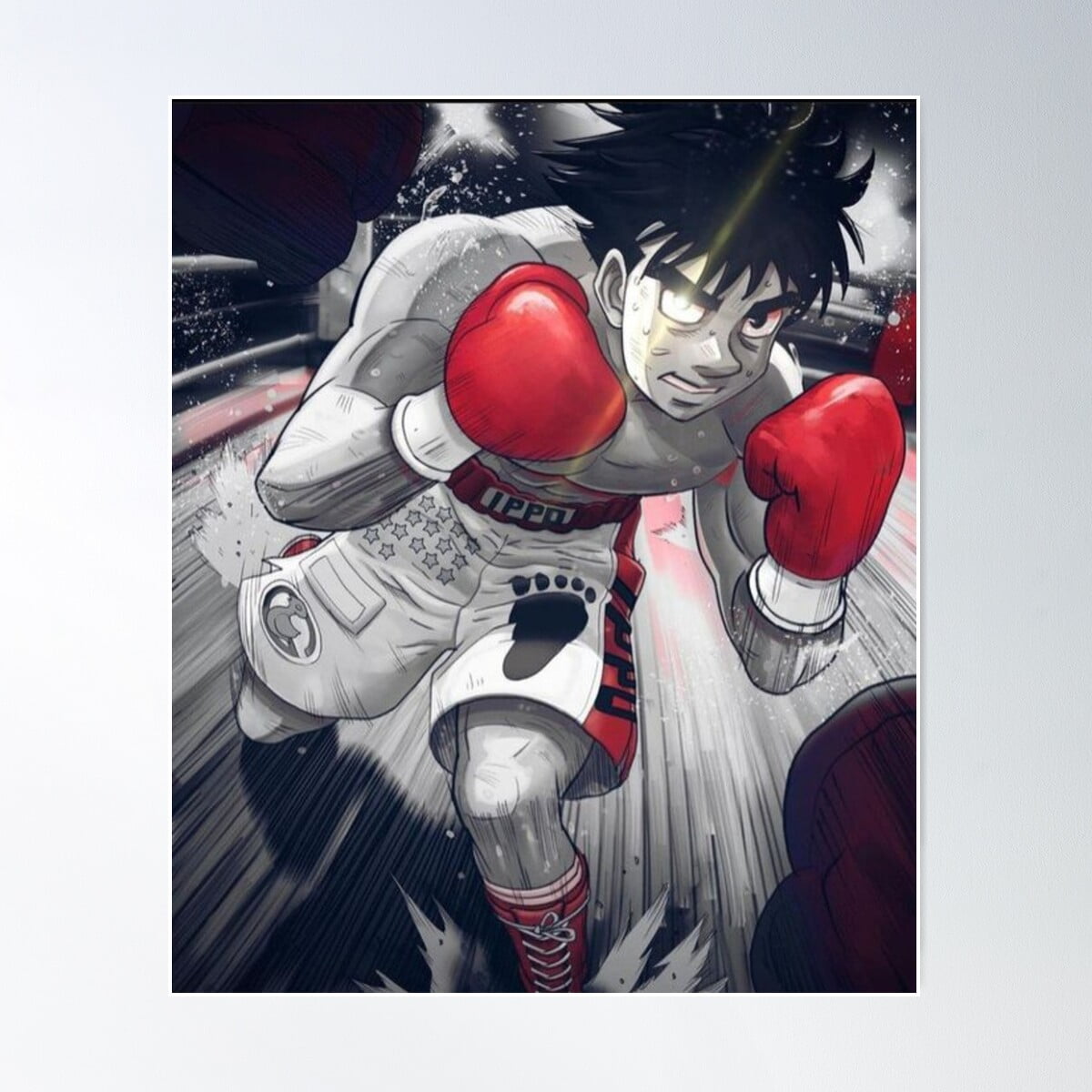 Hajime No Ippo Fanart Poster Wall Art, Modern Wall Decor For Living ...