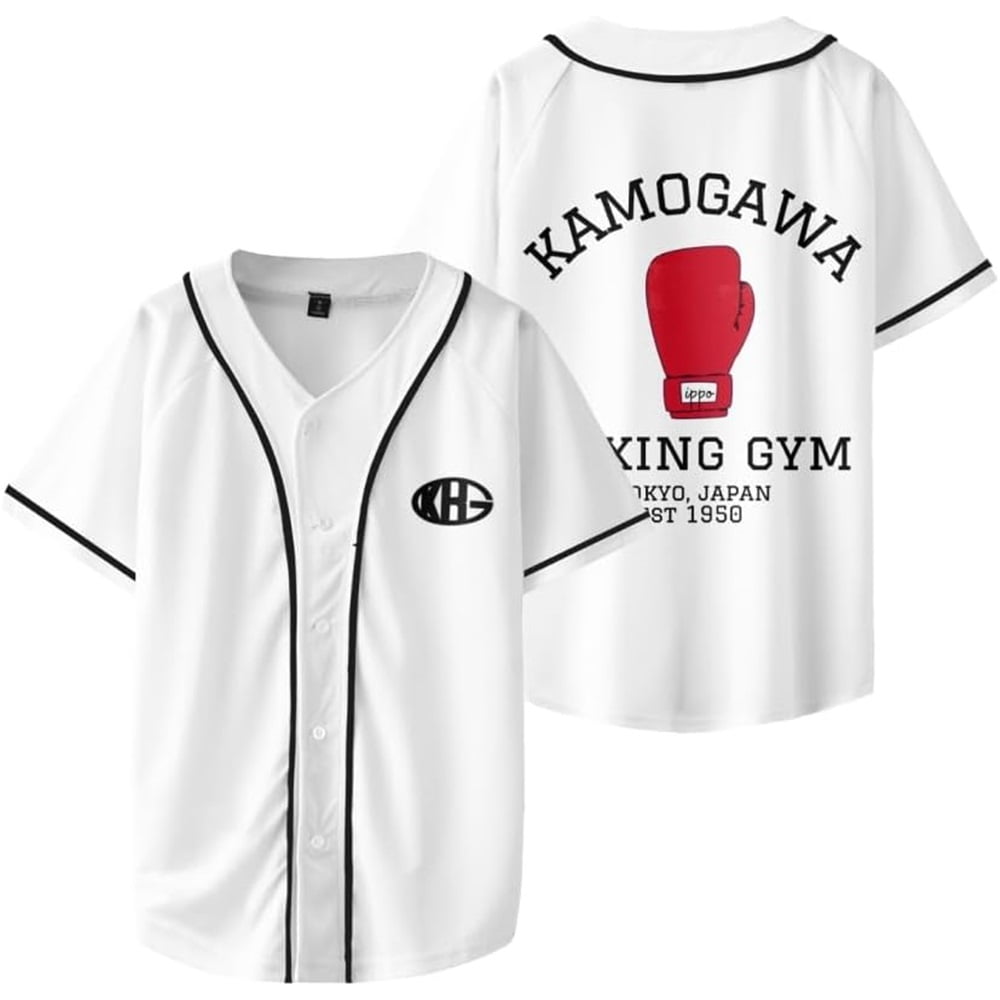 Hajime No Ippo KBG Baseball Jersey Shirts Spring Summer Men/Women Anime ...