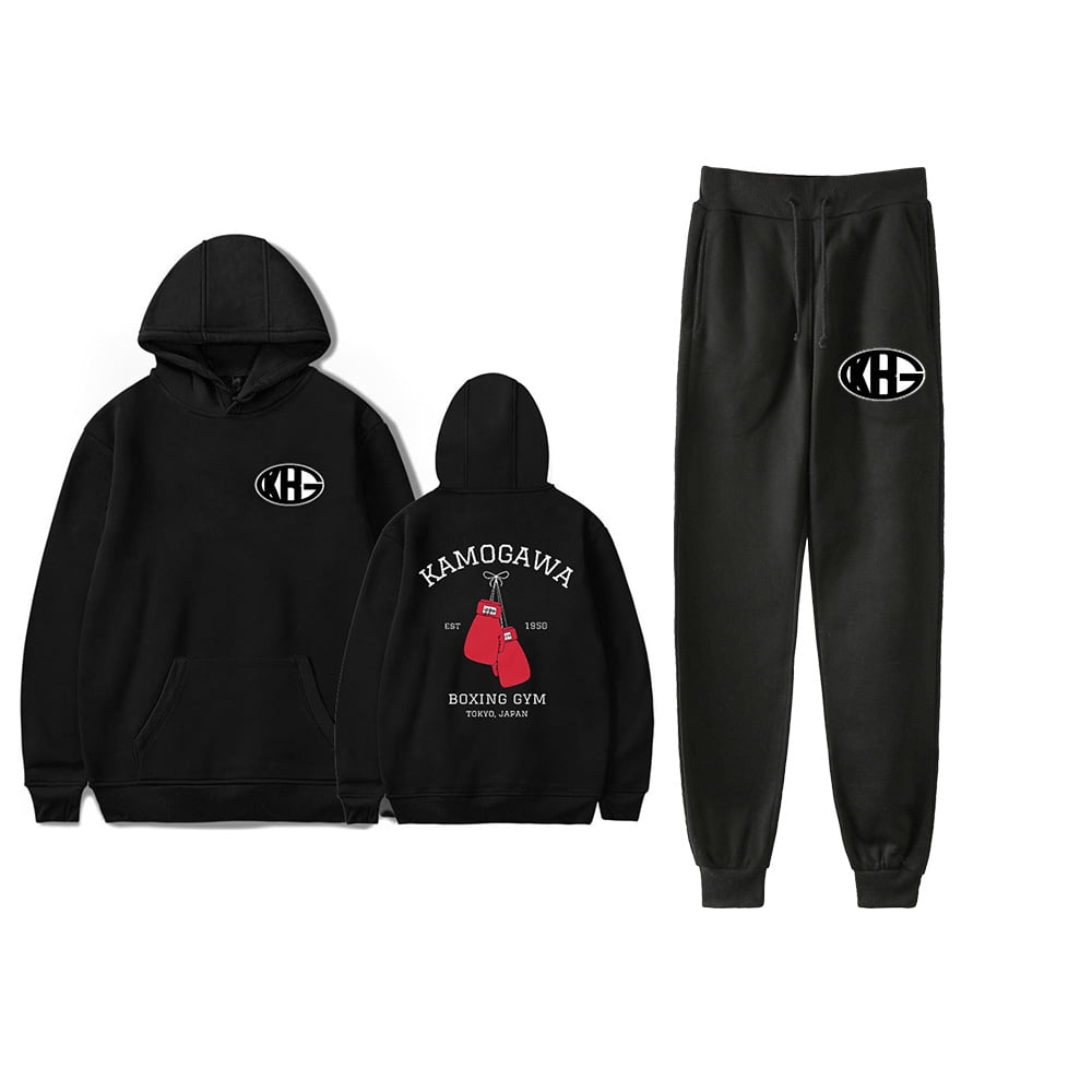 Hajime No Ippo Kamogawa Boxing Gym Anime Hoodie Pant 2 Piece Suit ...