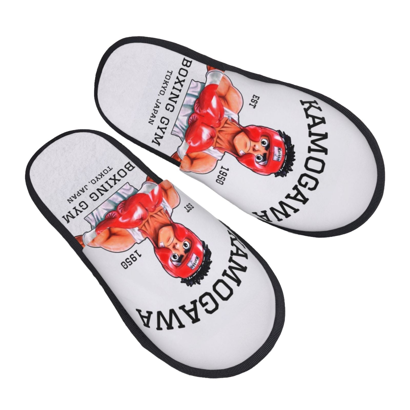 Hajime No Ippo Kamogawa Boxing Gym Furry Slippers For Men Women Fuzzy ...