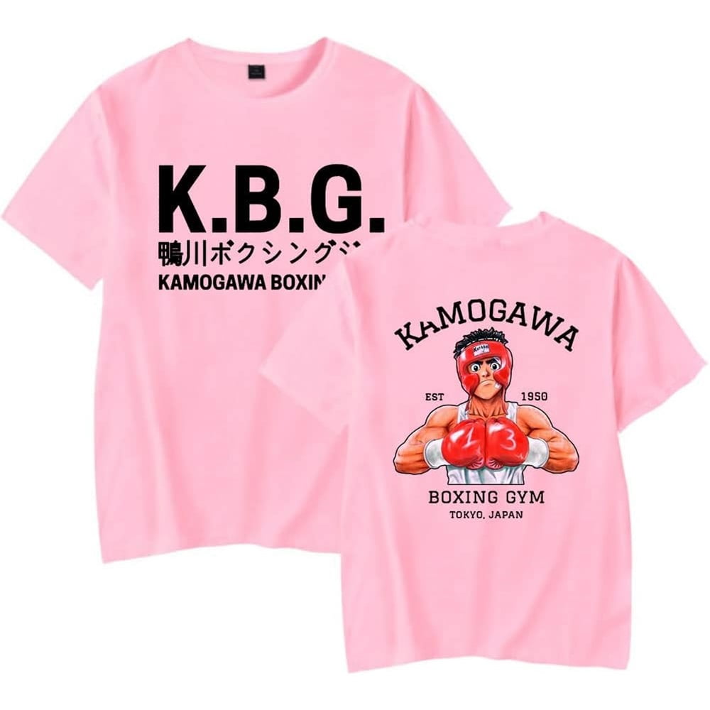 Hajime No Ippo Merch Kamogawa Boxing Gym T-shirt Makunouchi Takamura ...