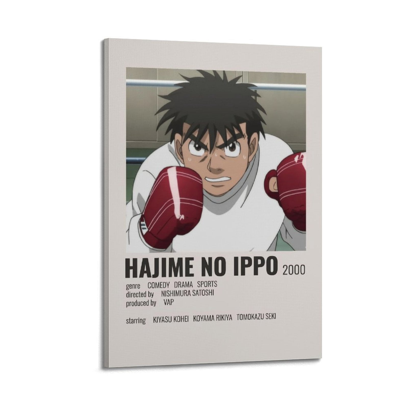 Hajime No Ippo Poster Wall Art Canvas Aesthetic Music And Movies ...