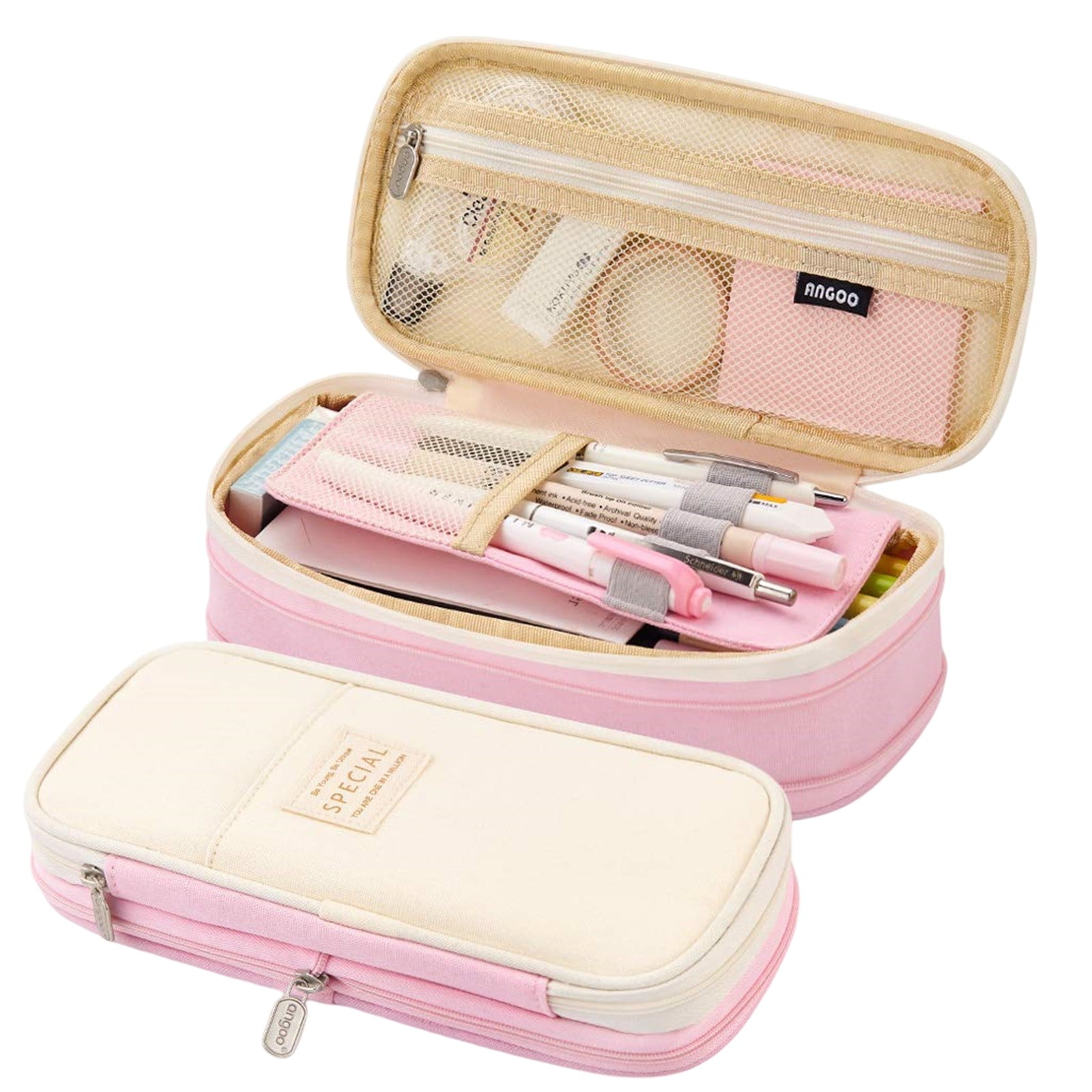 Hajmiiikey Canvas Pencil Cases,Light pink - Walmart.com