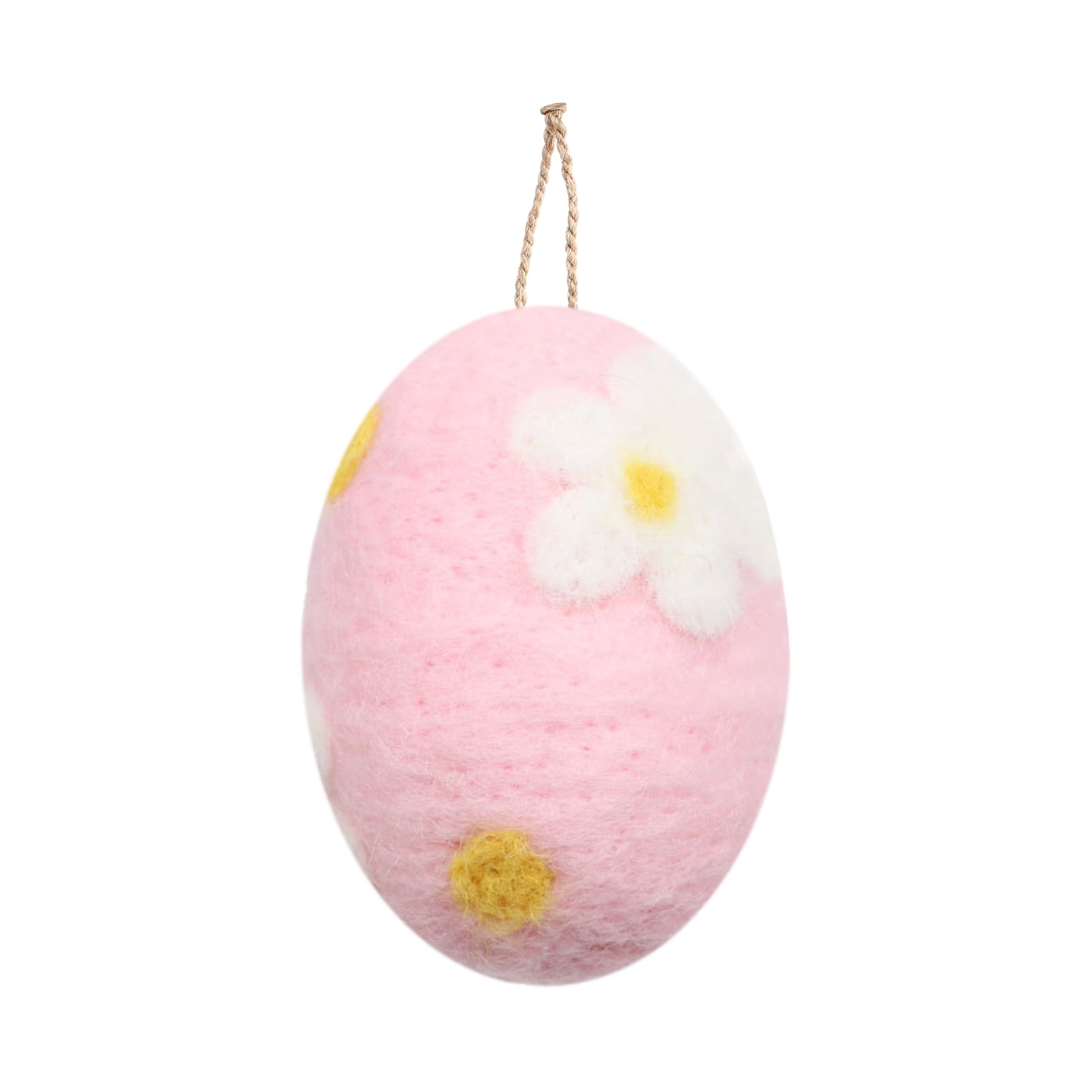 Hajmiiikey Easter Egg Set, Simulated Wool Felts Foam Egg DIY Wreath ...