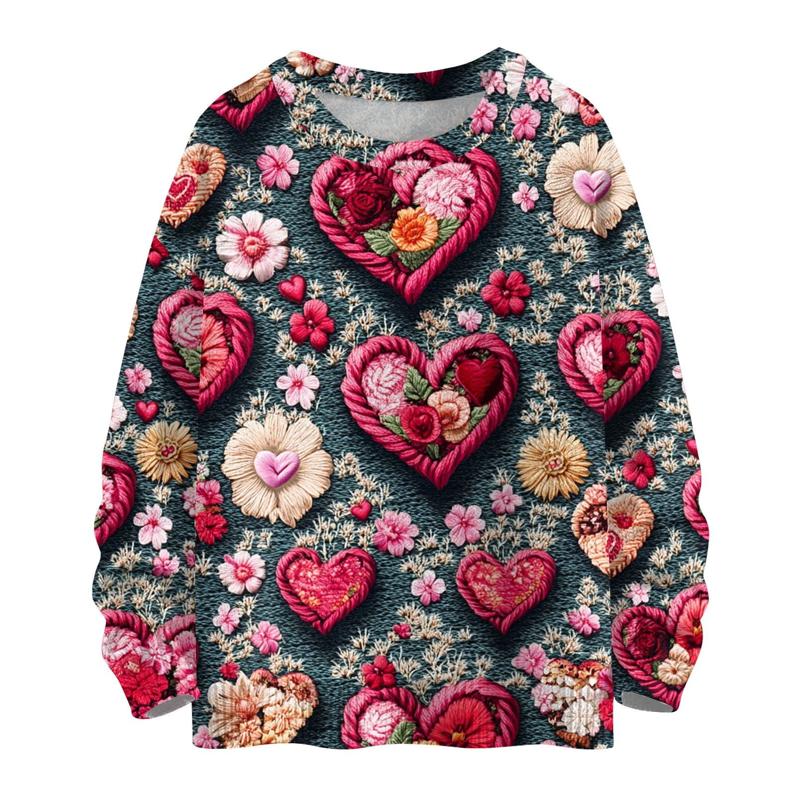 Hajmiiikey Valentine's Day Sweatshirts For Children Boys And Girls Knit ...