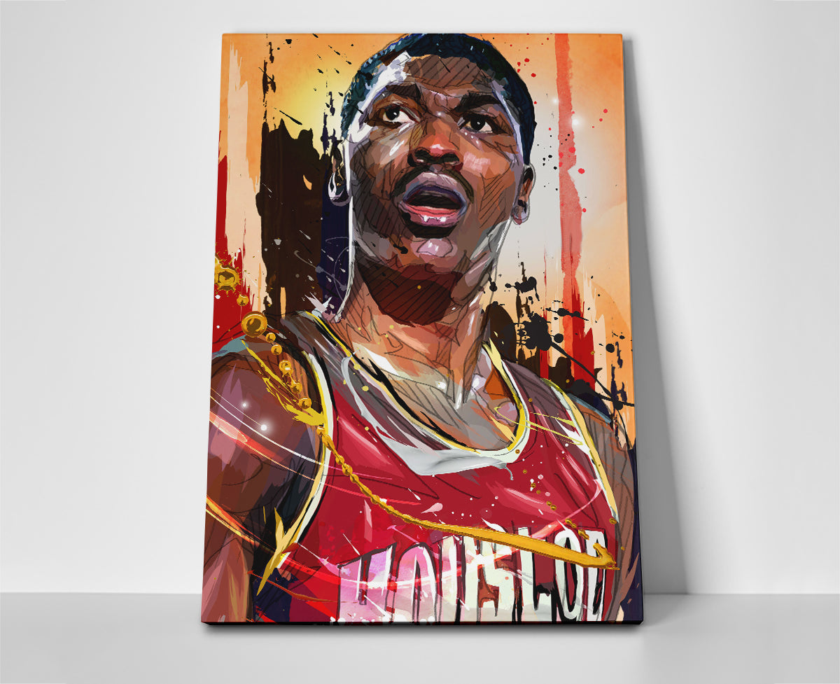 Hakeem Olajuwon Poster or Wrapped Canvas - Walmart.com