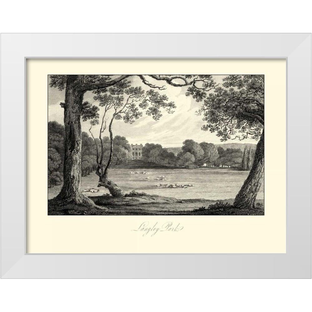 Hakewill, James 24x19 White Modern Wood Framed Museum Art Print Titled ...
