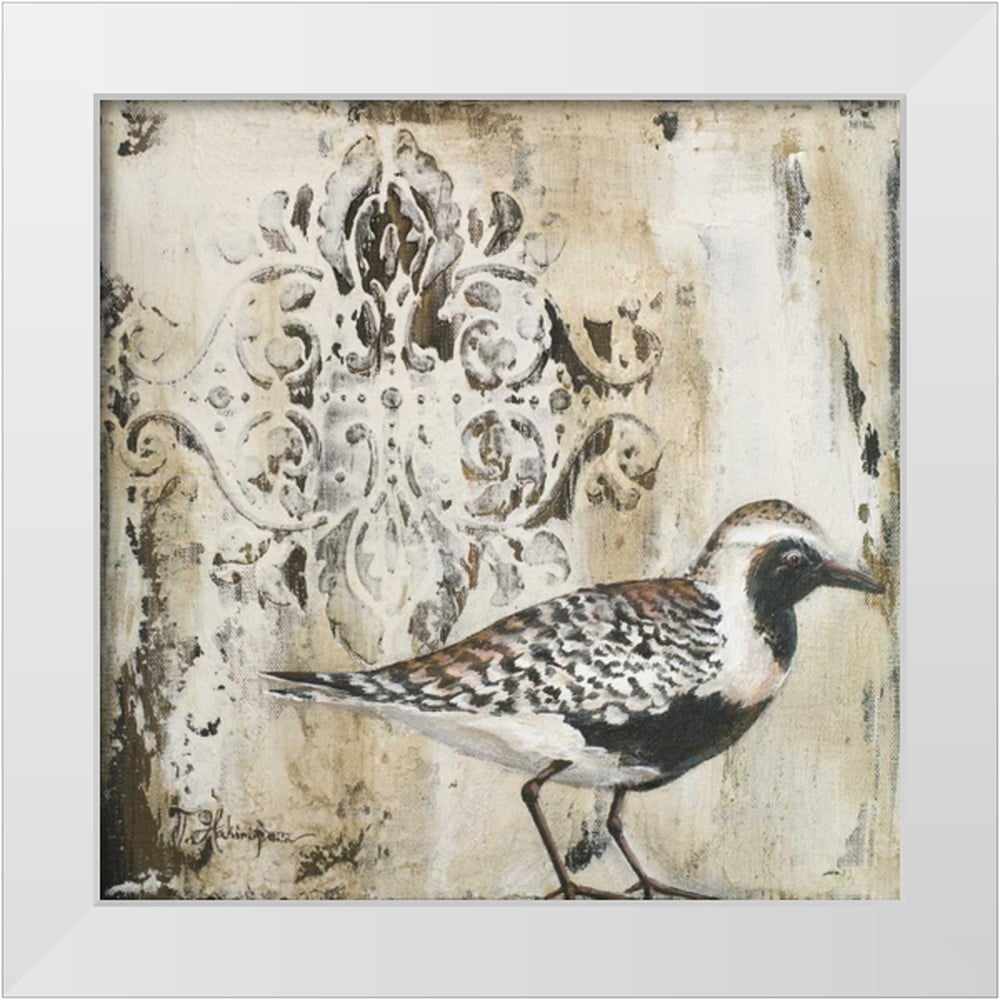 Hakimipour, Tiffany 12x12 White Modern Wood Framed Museum Art Print ...