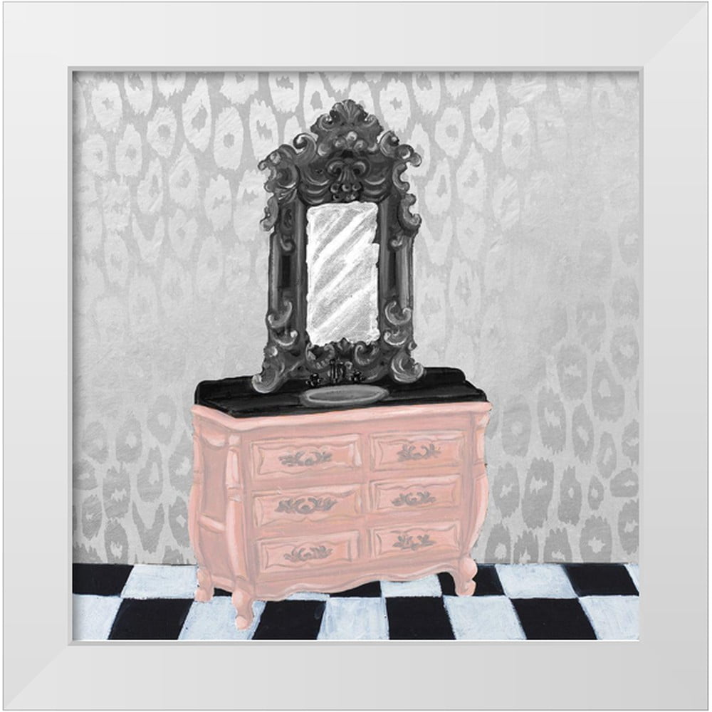 Hakimipour, Tiffany 12x12 White Modern Wood Framed Museum Art Print ...