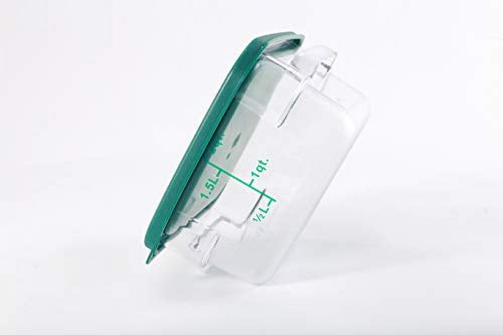 Hakka 2 Qt Commercial Grade Square Food Storage Containers With Lids ...