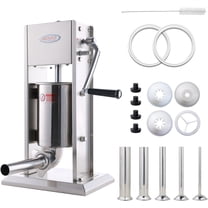 HAKKA Stainless Steel Sausage Stuffer Machine, 11lb/5 L, 2 Speed ...
