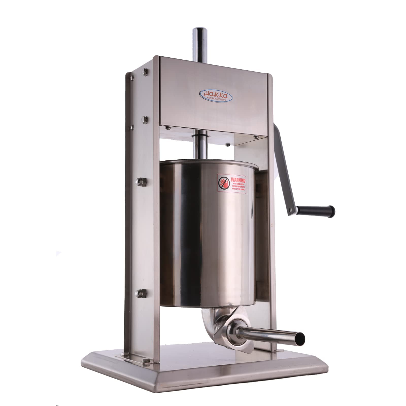 Hakka Manual Sausage Making Machine, 30 Lb/15 L 2 Speed Stainless Steel ...