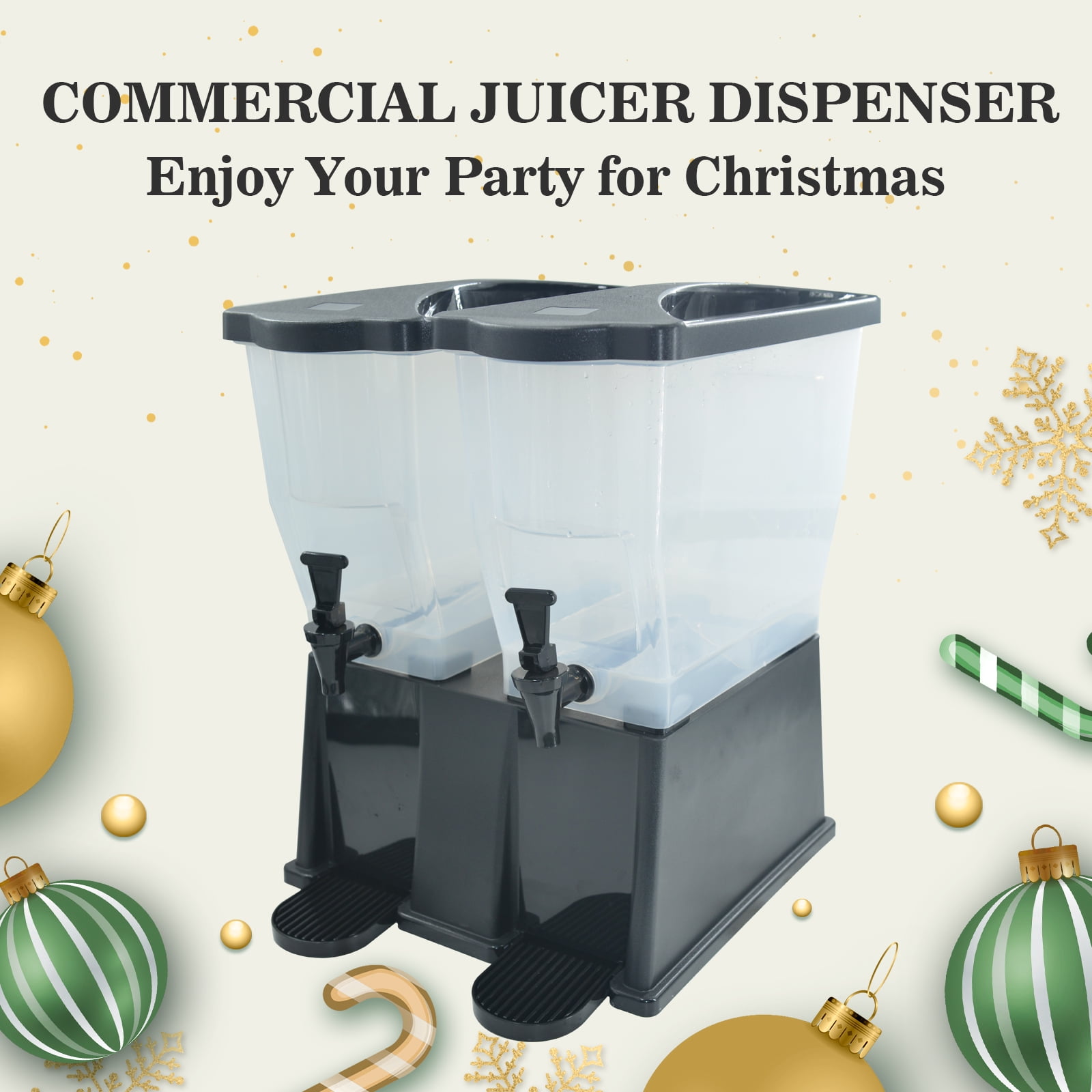 Hakka 6 Gallon Beverage Dispenser Large Capacity Fruit Drink Juice ...