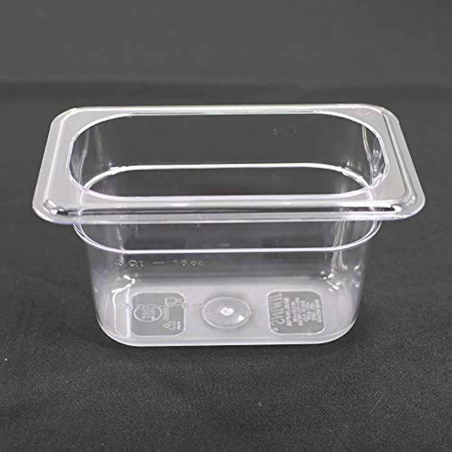 Hakka Brothers 1/9 Size Polycarbonate Food Pan, Commercial Food Storage ...