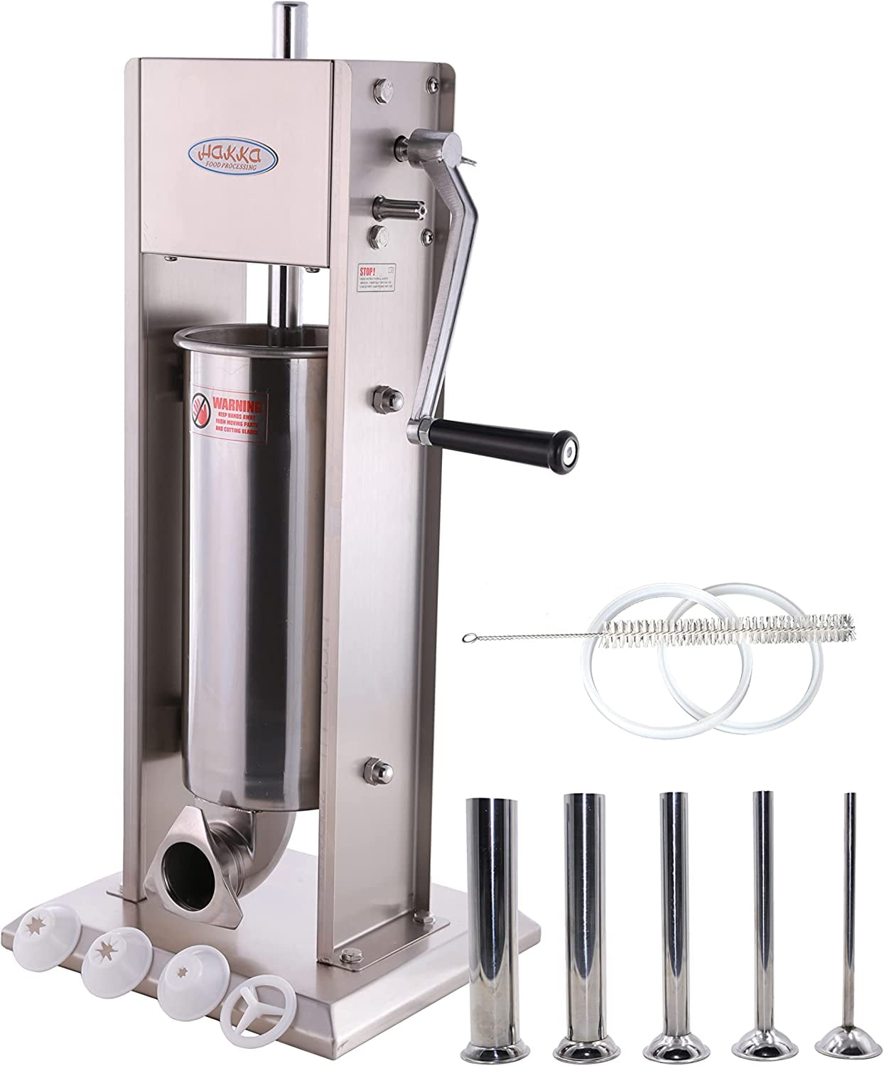 Hakka 2 in 1 Sausage Stuffer & Spanish Churro Maker, 11LB/5L Stainless ...