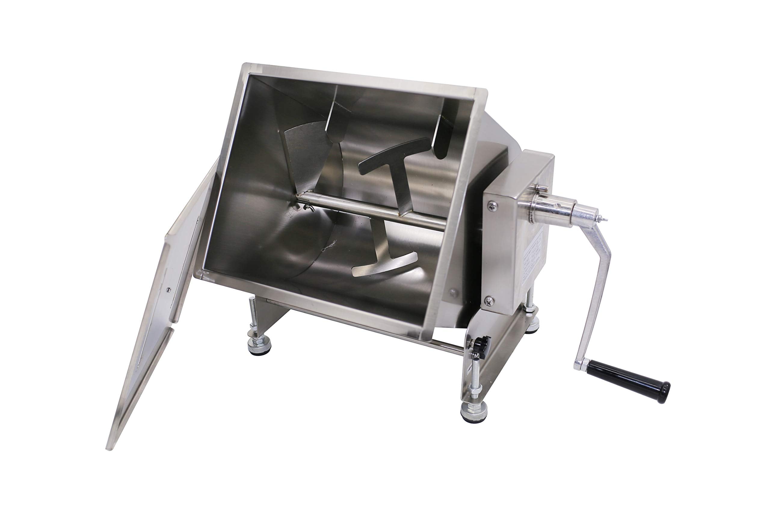 Hakka Stainless Steel Manual Meat Mixer Machine, 60-Pound/30-Liter Tilt ...