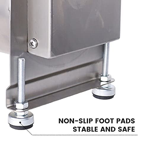 Hakka Stainless Steel Manual Meat Mixers 10Liter/20Lb Capacity Fixed ...