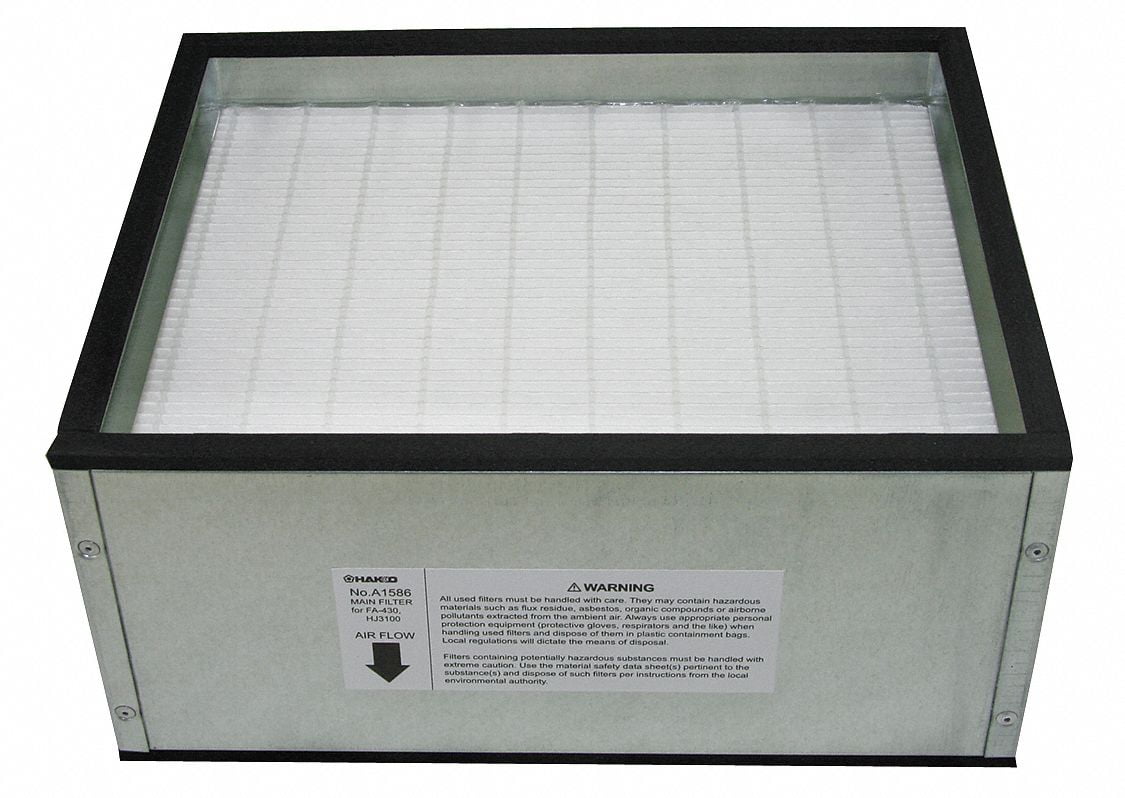 Hakko Fume Extractor Main Filter A1586 - Walmart.com