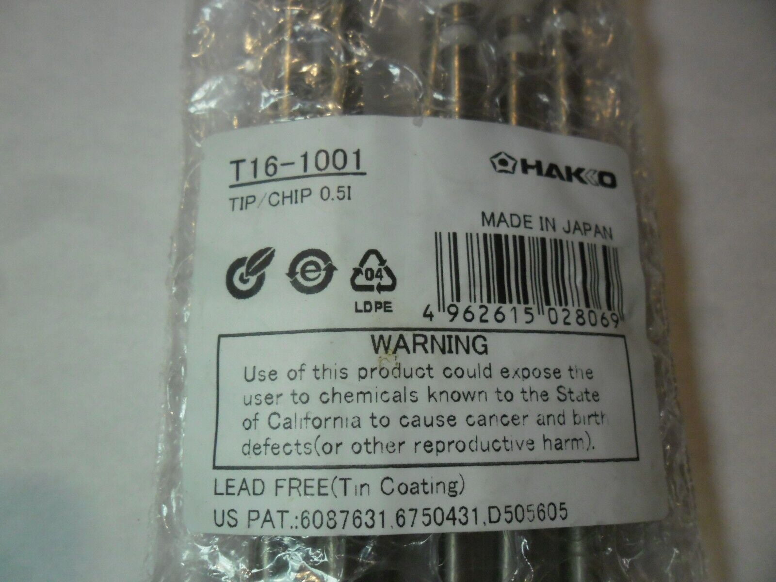 Hakko Solder Tip T16-1001 for FM-2022, 2023 - Walmart.com