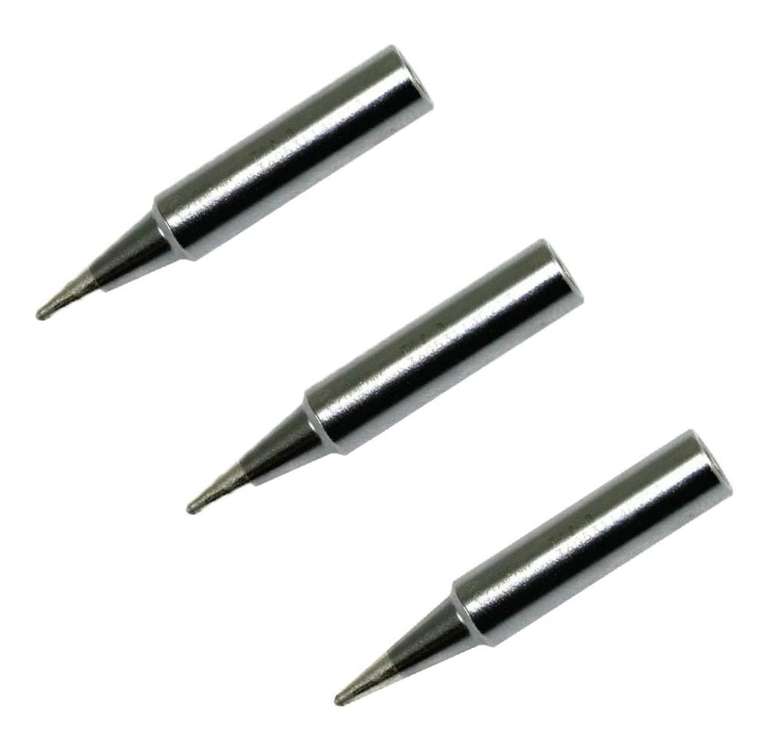 Hakko T18-B - T18 Series Soldering Tip for Hakko FX-888/FX-8801 - Conical - R0.5 mm x 14.5 mm (3 ...