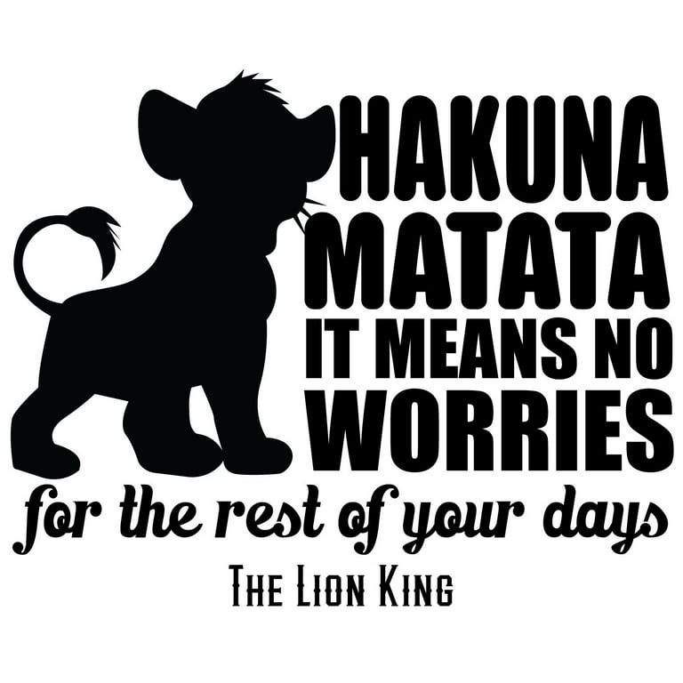 hakuna matata text