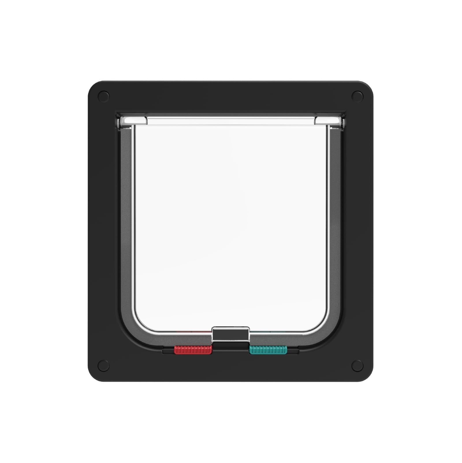 Hakuna Pets Black Small Cat Flap for Screens, Doors & Walls up to 1.97 ...