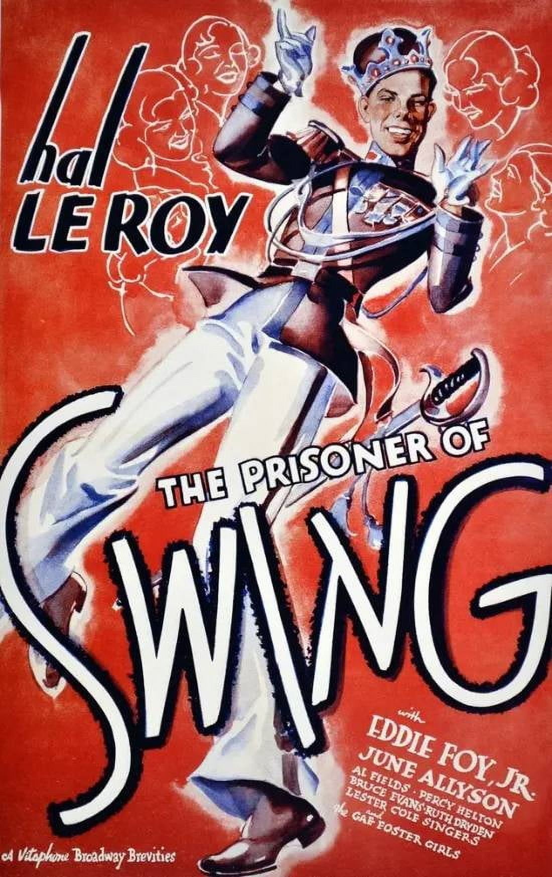 Hal Le Roy The prisoner of swing Decor Poster. Home Graphic Art Design ...