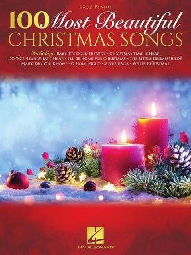 Hal Leonard 100 Most Beautiful Christmas Songs For Easy Piano Walmart hal-leonard-100-most-beautiful-christmas-songs-for-easy-piano-walmart