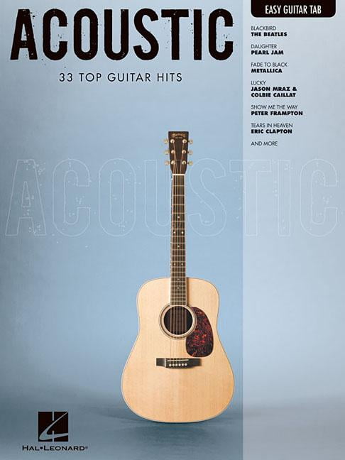 Hal Leonard Acoustic (Easy Guitar with Notes & Tab) Easy Gu - Walmart.com