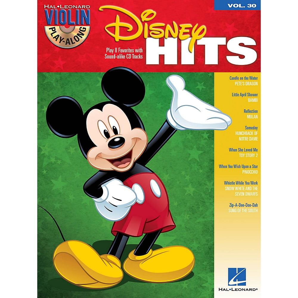Hal Leonard Disney Hits - Violin Play-Along Volume 30 Book/CD - Walmart.com