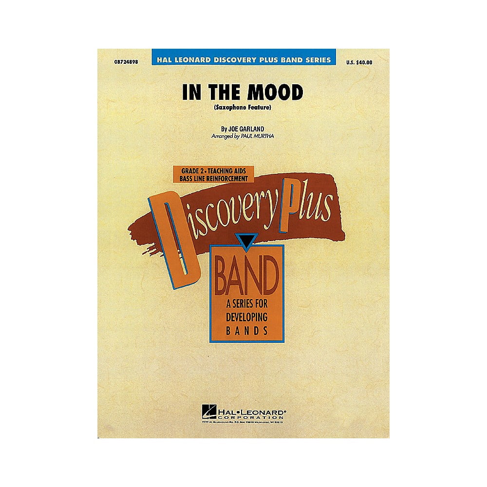 Hal Leonard In the Mood - Discovery Plus Concert Band Series Level 2 ...
