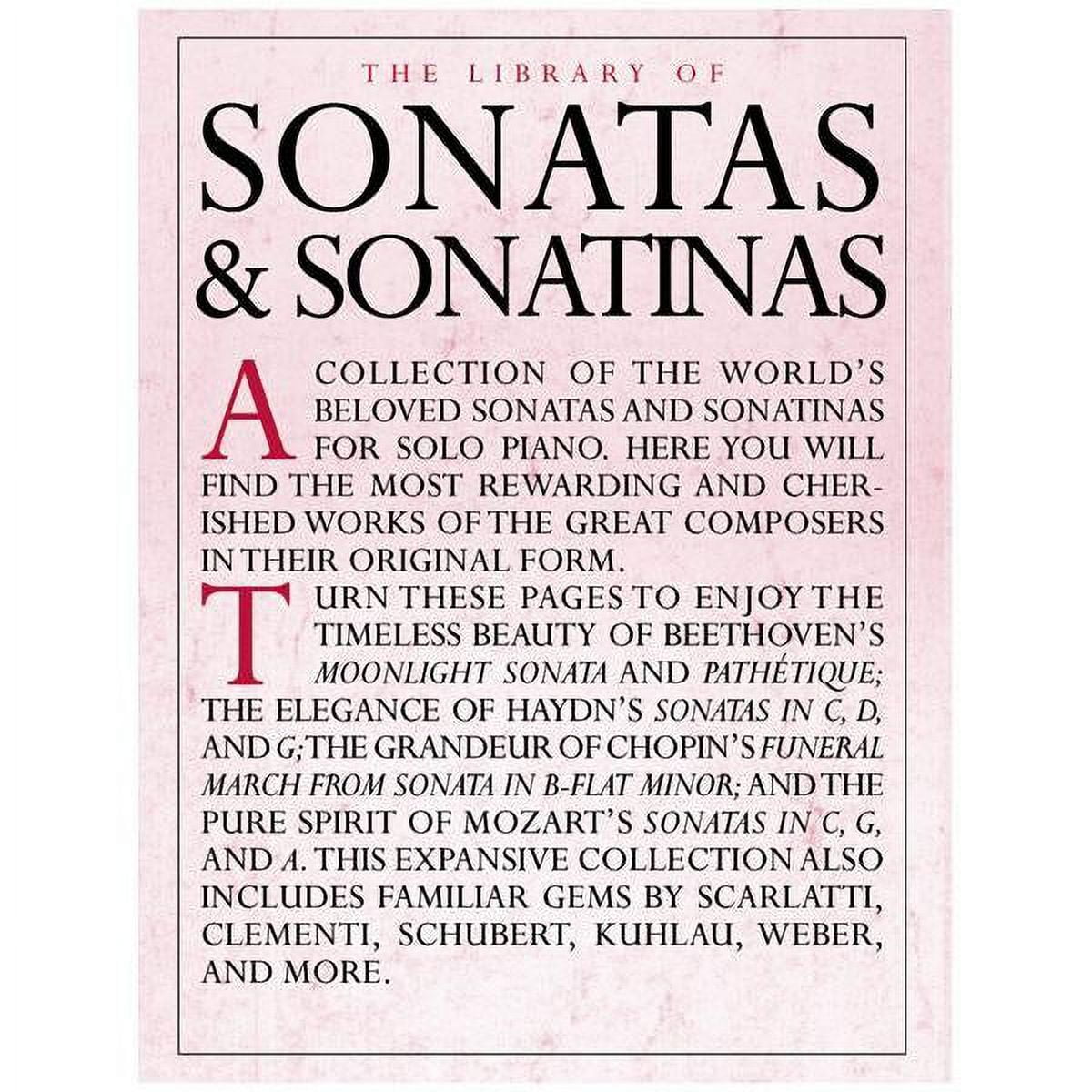Hal Leonard Library Of Sonatas And Sonatinas - Walmart.com