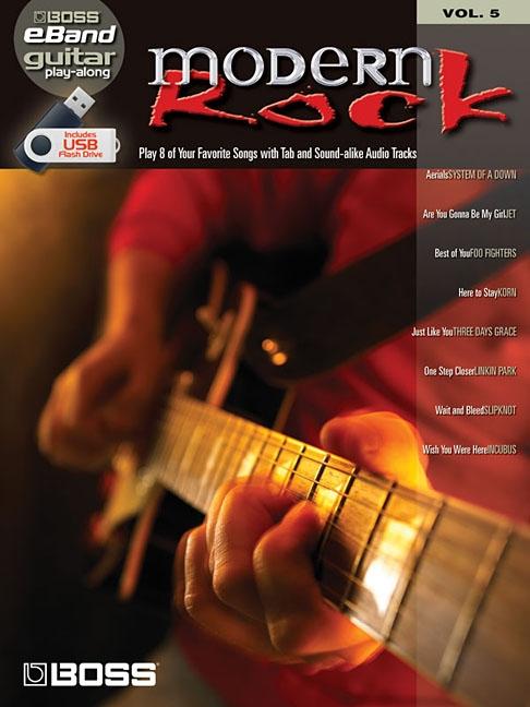 Hal Leonard Modern Rock Guitar Play-Along Volume 5 (Boss eBand Custom ...