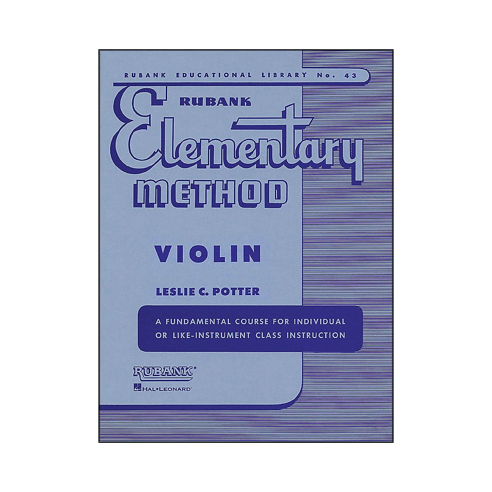 Hal Leonard Rubank Elementary Method Violin - Walmart.com