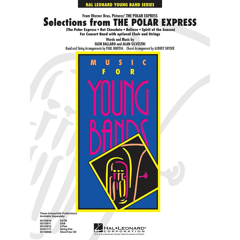 Hal Leonard Selections from The Polar Express - Concert Band Level 3 ...