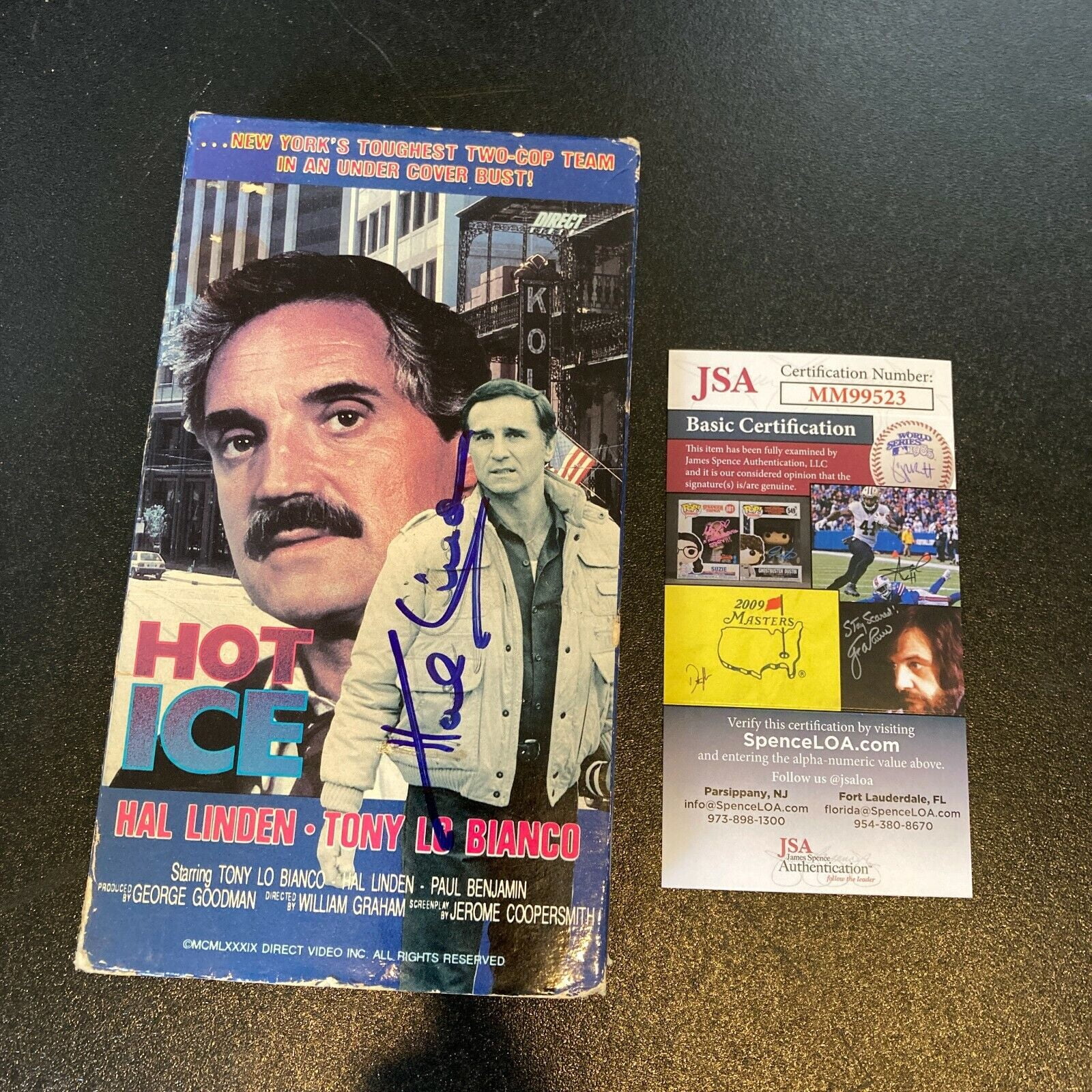 Hal Linden Signed Autographed Hot Ice VHS Movie Set With JSA COA ...