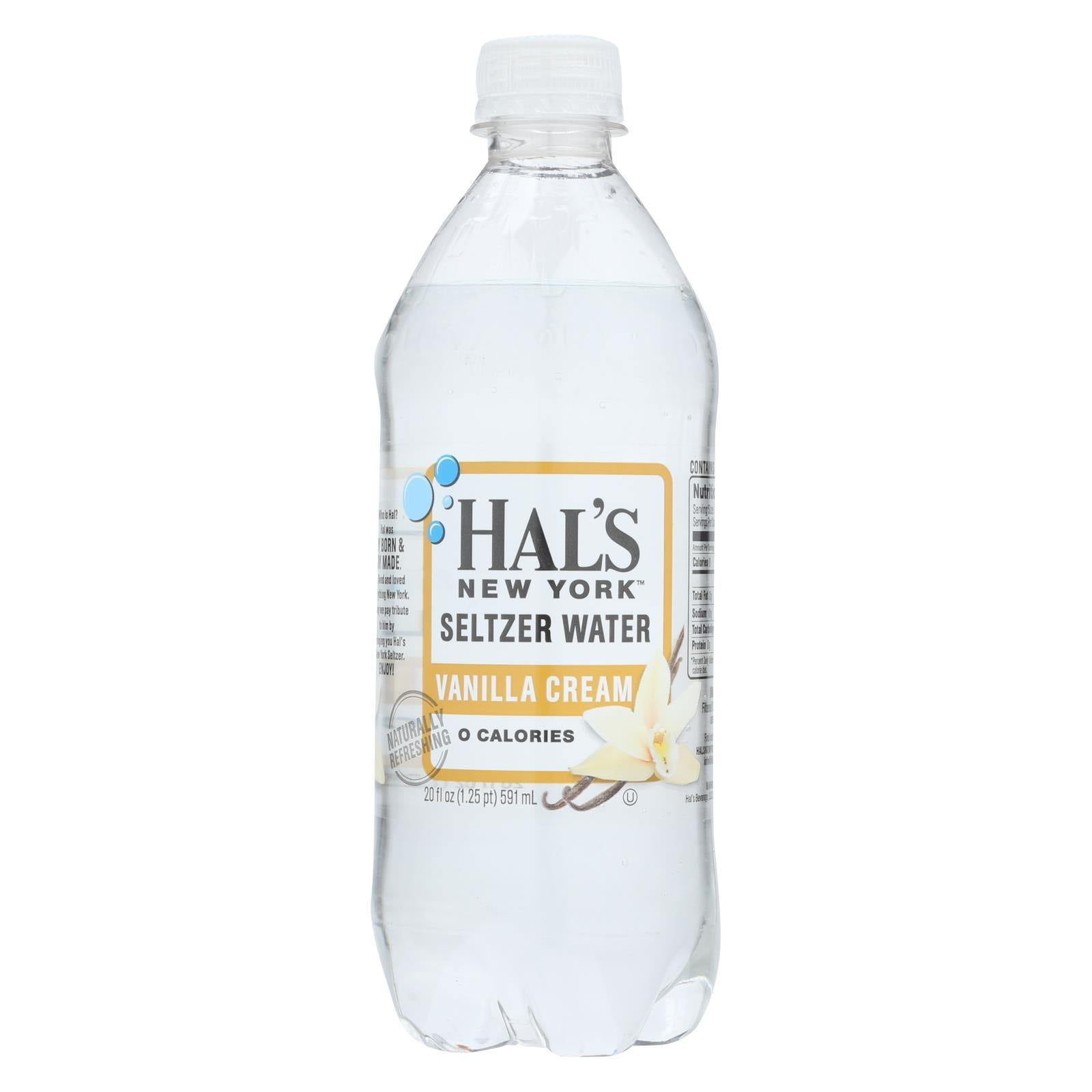 Hal's New York Seltzer Hal's New York Seltzer Water Vanilla Cream ...