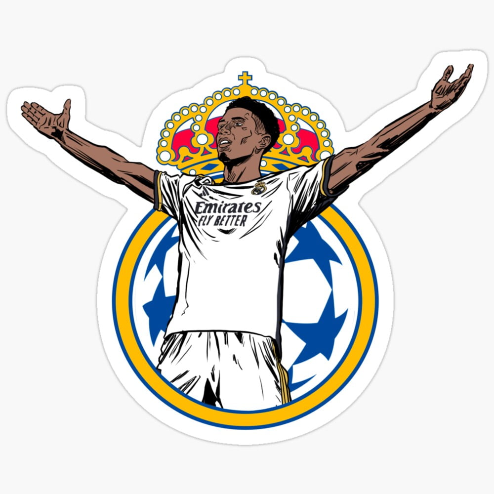 Hala Madrid Bellingham Sticker Phone Decal Water Bottle Stickers Car ...