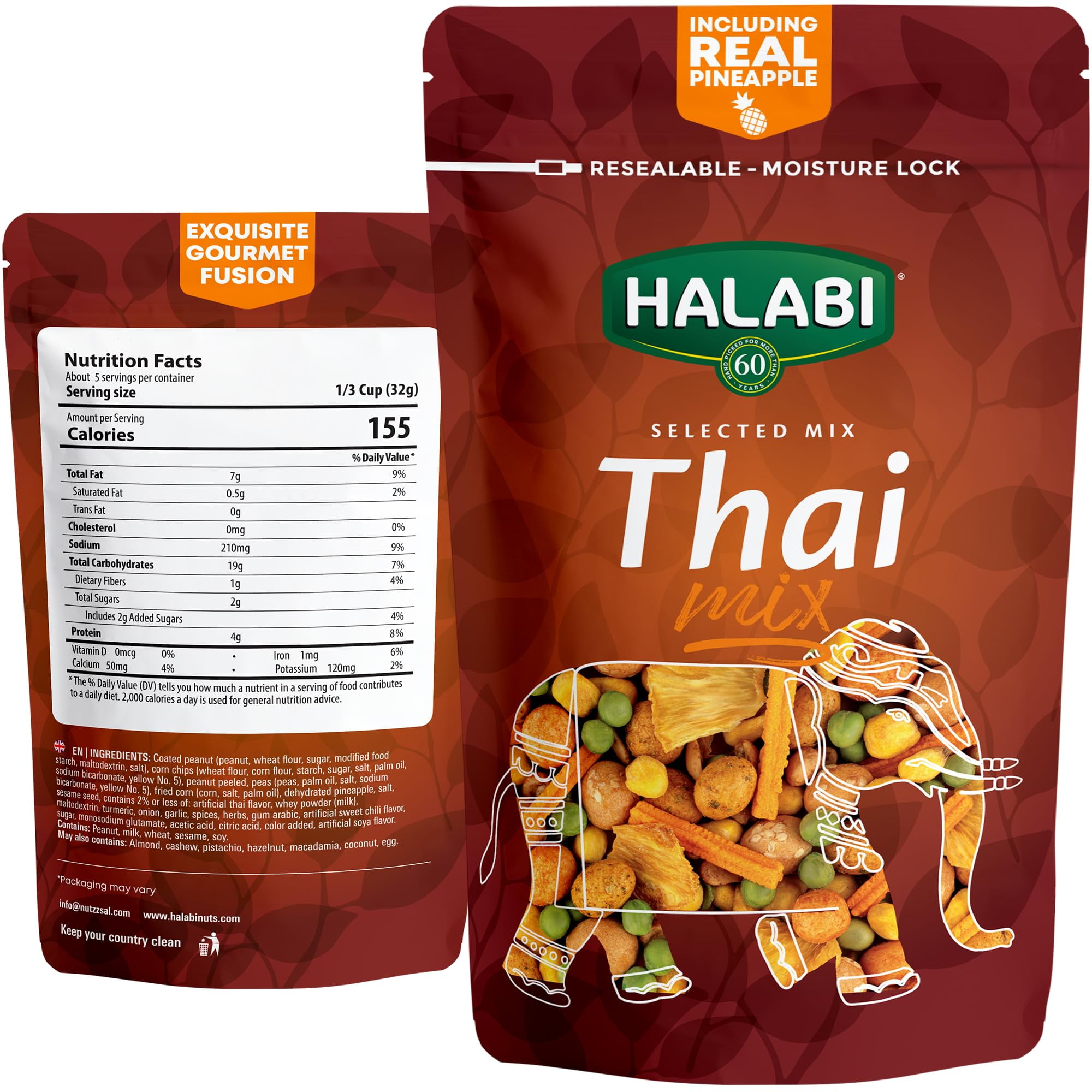 Halabi’s Thai MQH2 Flavor Party mix - Hand Picked & Gourmet Crafted ...
