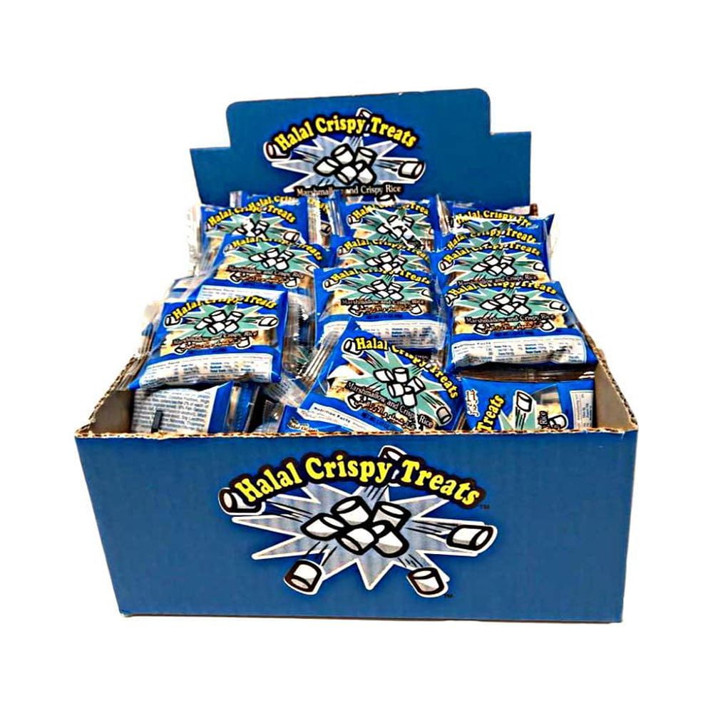 Halal Crispy Treats, Marshmallow and Crispy Rice 64 Count X 33g ...