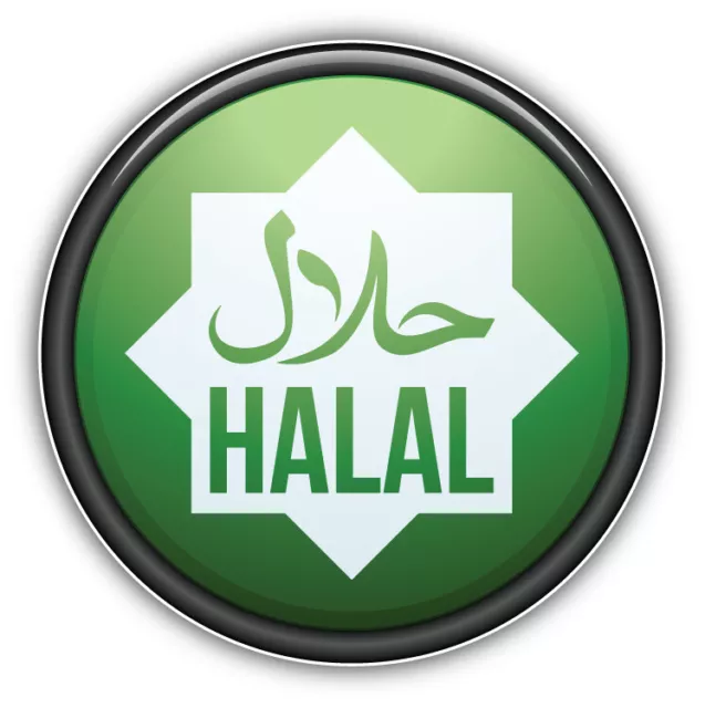 Halal Food Label Car Sticker Phone Decal Water Bottle Stickers Car ...