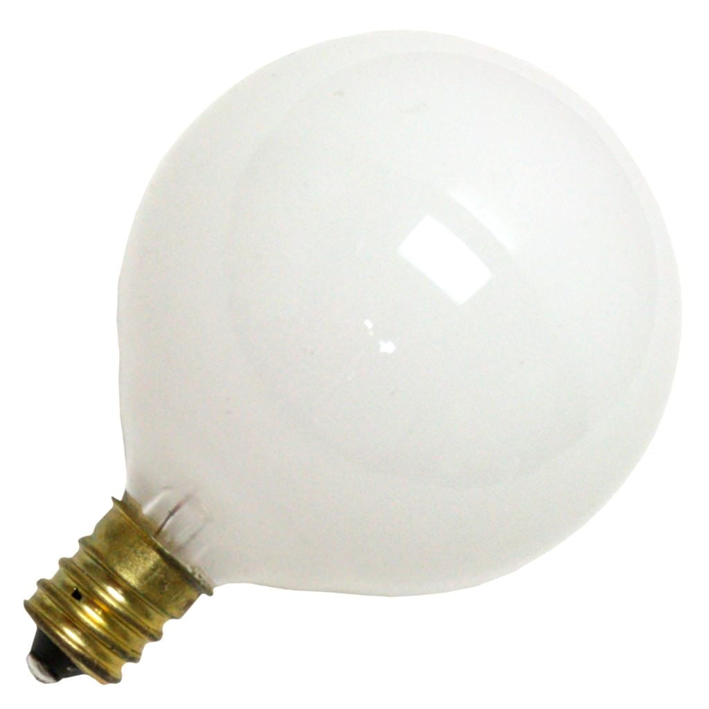 Halco 04015 - G16WH15 G16 5 Decor Globe Light Bulb - Walmart.com