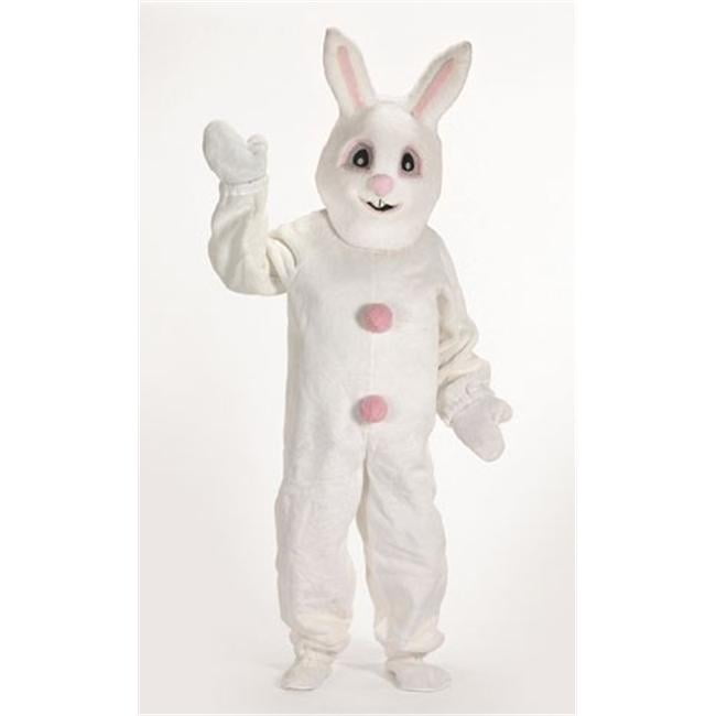 Halco Adult Easter Bunny Jumpsuit with Mascot Head Costume - Size X ...